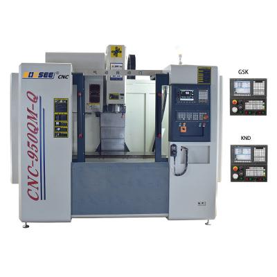 China 900mm X Axis Travel 3 Axis Cnc Vertical Milling Machine Vmc Machining Center for sale