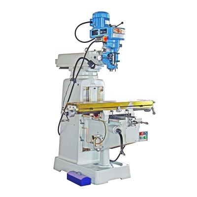 China Industrial X Y Z 3 Axis Turret Vertical Milling Machine For Metal Working for sale