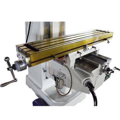 China Industrial X Y Z 3 Axis Turret Vertical Milling Machine For Metal Working for sale