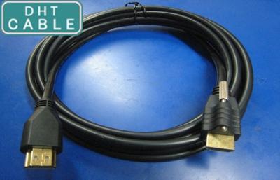 Cina Versioni 1,4 o 2,0 assemblaggio cavi su ordinazione HDMI una norma maschio del cavo per avvitare serratura 5.0meter in vendita