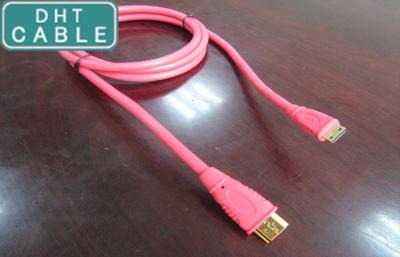 Cina HDMI un tipo maschio agli assemblaggi cavi su ordinazione maschii di tipo C ad alta velocità in vendita