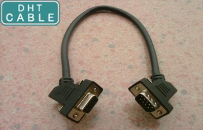 Cina Maschio di DB 9Pin alla femmina tipo rendimento elevato del modanatura di 45/90 gradi degli assemblaggi cavi su ordinazione in vendita