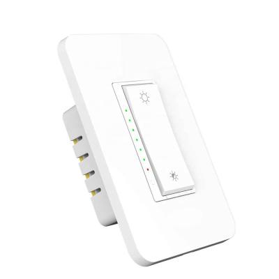 China Tuya Wireless Intelligence Smart Wifi Wall Switch 16A FCC Smart Home Dimmer Switch for sale