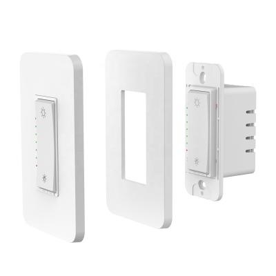 China Tuya Wireless Intelligence Smart Wifi Wall Switch 16A FCC Smart Home Dimmer Switch for sale