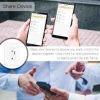 China Wifi Electrical Outlet Works With Alexa & Google Assistant for sale