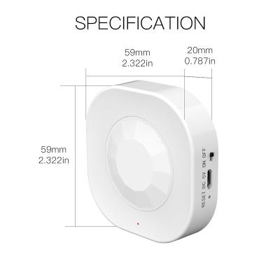 Cina Scassinatore Alarm Sensor di Tuya APP di sicurezza di PIR Wireless Infrared Motion Detector dello Smart Home di IFTTT in vendita