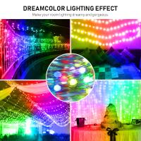 China Outdoor Ip44 Waterproof Amazon Alexa Smart Light Bulbs Remote Control Decorative String for sale