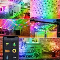 China Outdoor Ip44 Waterproof Amazon Alexa Smart Light Bulbs Remote Control Decorative String for sale