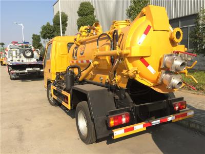 中国 Forland 4x2 5000Lのタンク車のトレーラー2の車軸5m3下水の吸引のトラック 販売のため