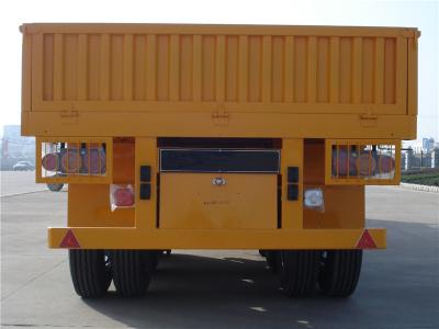Cina 40ft 3 rimorchi resistenti dei semi dell'asse 45 tonnellate 50 tonnellate di Dropside di goccia della parete del lato di rimorchio dei semi in vendita