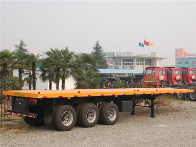 Cina 40ft/45 Ft di rimorchio a base piatta, asse 3 45 tonnellate rimorchio a base piatta dei semi da 50 tonnellate in vendita
