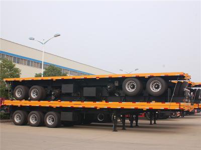 Cina Contenitore che carica il rimorchio dei semi di 4 assi, 50 tonnellate 60 di tonnellata 45 rimorchio della base di Ft/40 piedi in vendita
