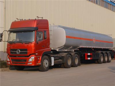 Cina Semirimorchio cisterna dell'olio dell'asse 42000L 42M3 42cbm del rimorchio 3 dei semi dell'autocisterna del combustibile del acciaio al carbonio in vendita