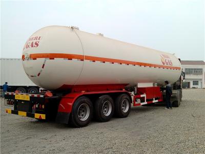 Cina Rimorchio resistente/50000 L rimorchio 50M3 dei semi di 3 assi dei semi del carro armato di GPL 56000 L 25 tonnellate in vendita