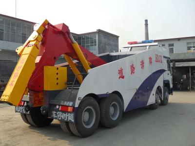 Cina Il tipo resistente 4 gli assi 12 del camion di rimorchio del demolitore di Howo 8x4 371hp spinge 25 tonnellate in vendita