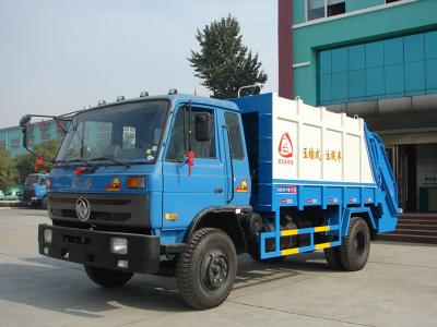China Dongfeng 4x2 6cbm Garbage Compactor Truck DFA1080SJ11D3 Hydraulic Refuse Garbage Truck for sale