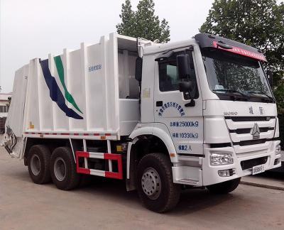 China SINOTRUK HOWO 6X4 Garbage Compactor Truck 16 cbm 10 Wheels For Waste Collect for sale