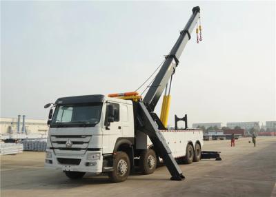 Cina 8x4 12 tonnellate resistenti della strada del camion di rimorchio del demolitore delle ruote 371hp 50 di camion di recupero in vendita