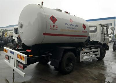 China De Vrachtwagen 10M3 van LPG van de Dongfeng4x2 Bobtail 5 Ton van LPG die van 10000L 5T Vrachtwagens vullen Te koop