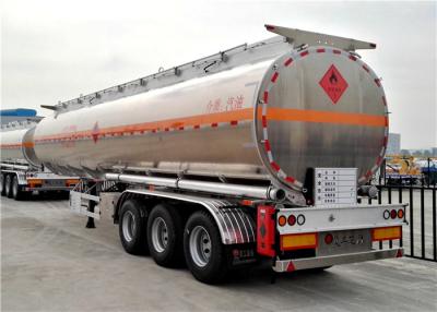 China Öl-Transport-Behälter-Anhänger des Aluminiumlegierungs-Tankfahrzeug-LKW-Anhänger-3 der Achsen-42000L 42cbm zu verkaufen