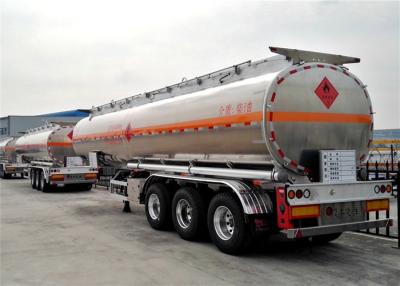 China Öl-Transport-Behälter-Anhänger des Aluminiumlegierungs-Tankfahrzeug-LKW-Anhänger-3 der Achsen-42000L 42cbm zu verkaufen