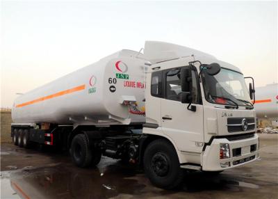 Cina rimorchio dei semi dell'autocisterna di trasporto dell'olio 60M3, asse resistente 3 60000L del rimorchio del serbatoio di combustibile in vendita