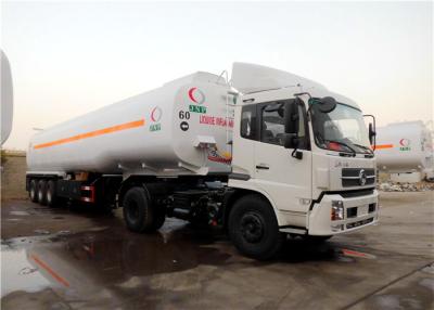 Cina rimorchio dei semi dell'autocisterna di trasporto dell'olio 60M3, asse resistente 3 60000L del rimorchio del serbatoio di combustibile in vendita