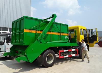 China Homan fegte Körper-Müllabfuhr-Schwingarm-Müllwagen, Sprungs-Lader-Müllwagen zu verkaufen