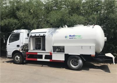 Cina 6m3 3 tonnellate di 6000l di camion del bobtail GPL, camion di riempimento dell'erogatore delle ruote GPL di Dongfeng 6 in vendita