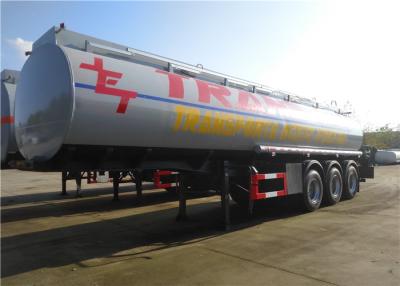 Cina Semirimorchio del carro armato di trasporto dell'olio dell'Tri asse 33000L 33M3 del rimorchio dei semi dell'autocisterna del combustibile dell'acciaio inossidabile in vendita