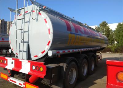 Cina Semirimorchio del carro armato di trasporto dell'olio dell'Tri asse 33000L 33M3 del rimorchio dei semi dell'autocisterna del combustibile dell'acciaio inossidabile in vendita