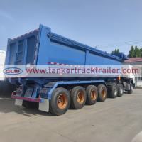 China 4 Axle 65 Ton Dump Semi Trailer for Mining Projects for sale