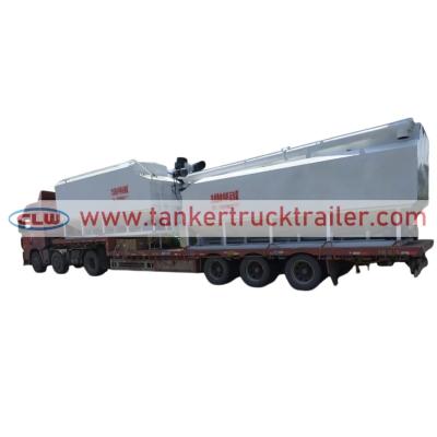 China 12CBM Feed Delivery Tank Body with Electric Unloading System for sale