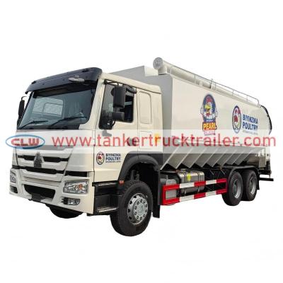 China HOWO 6X4 40CBM Hydraulic Control Bulk Feed Delivery Truck for Sale for sale
