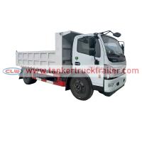 China Small Dongfeng 3 Tons Self-Unloading Garbage Truck for Construction Debris for sale