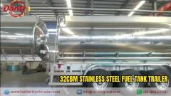 2 Axle 32,000 Liter Stainless Steel Fuel Tank Trailer Showcase | Diesel & Oil Transport Semi Trailer