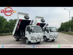 ISUZU 3 Ton Mini Dump Truck Exported to Saint Martin | Compact Construction Tipper Truck