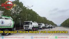 Bulk Export! Shacman 20 CBM Vacuum Sewage Trucks to Mauritania