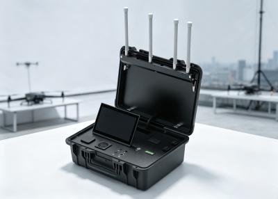 China 10km Portable Drone Detector Briefcase Style Drone Locator for sale