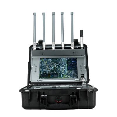 China 5-10km Long Range Drone Locator Portable FPV Drone Detector Briefcase Style for sale