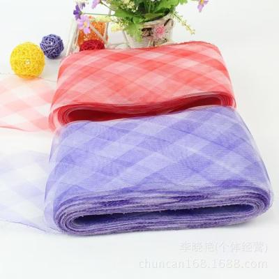 Cina 16cm Mesh Plain Crinoline Millinery Supplies Decorazione cappello Per spedizione DHL in vendita