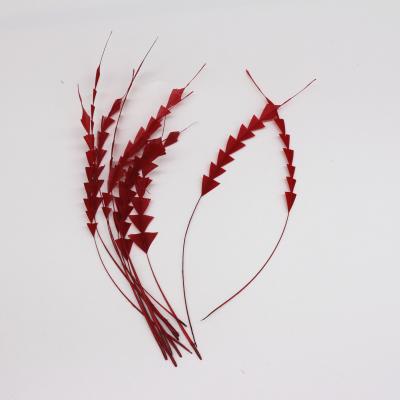 Cina Dispositivi per le feste decorazione di un gallo stripped Coque Piuma con accessori a filo 8-10 pollici in vendita