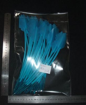 Cina Tinta testa di freccia a strisce piuma di tacchino a strisce con serigrafia in vendita
