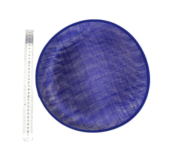 Quality Silk Screen Printing Sinamay Base and Feather Fascinator Hat with Headband 30cm for sale