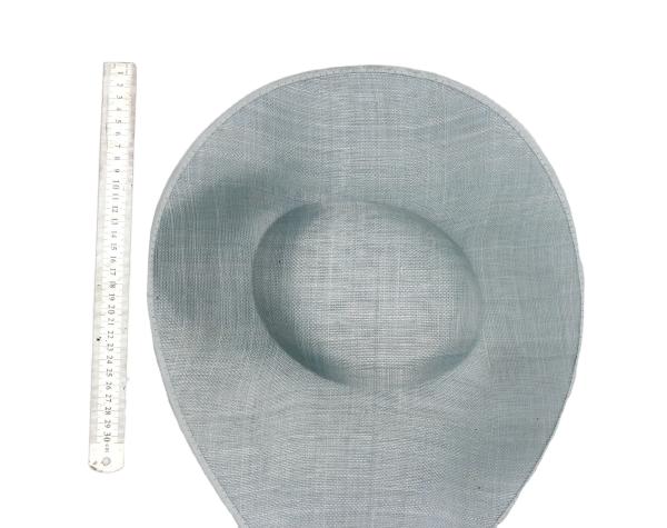 Quality 20*40 cm Millinery Supplies Hat Decoration Sinamay Base and Feather Fascinator for sale