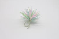 China 5*10 cm Goose Biot Feather Flower Mount with Wire Accessory for sale