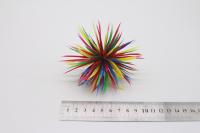 China 5*10 cm Goose Biot Feather Flower Mount with Wire Accessory for sale
