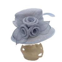 China Make a Statement with this Sinamay and Feather Fascinator in Dyed Pattern for sale