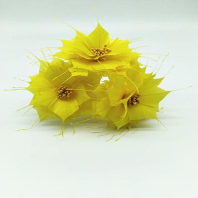 Cina Rifacci il tuo gioco di millinery con 5*10 cm di piuma d'oca, montatura di fiori e accessori a filo in vendita