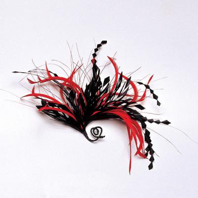 Cina Spedizione DHL UPS FEDEX EMS TNT Goose Biot Feather Flower Mount with Wire Accessory 15*30 cm in vendita